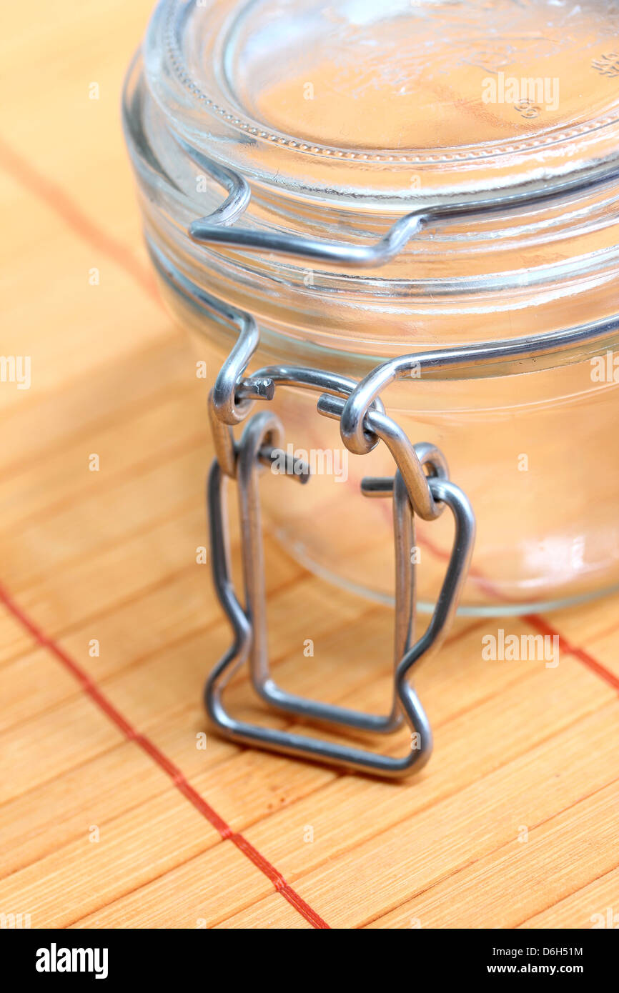 empty jam glass Stock Photo - Alamy
