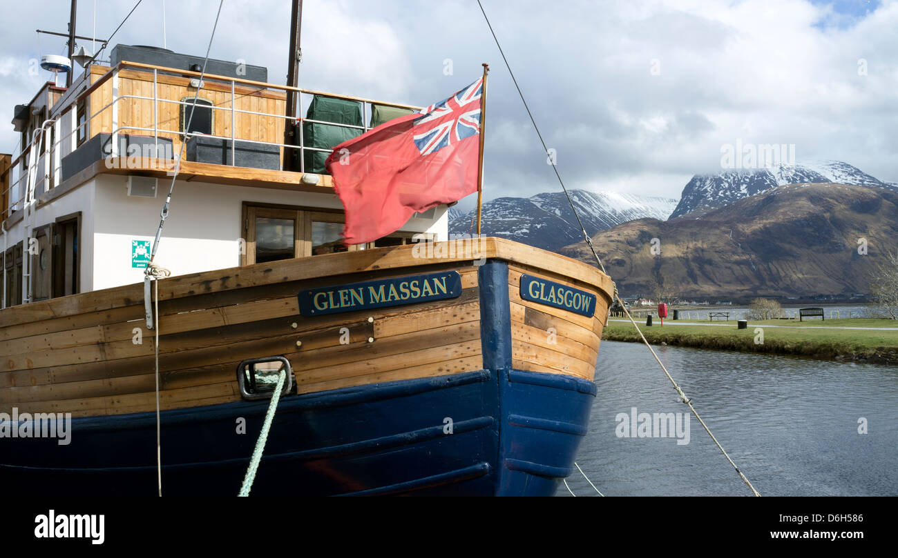 The Glen Massan Passenger Cruiser with Ben Nevis in the background at ...