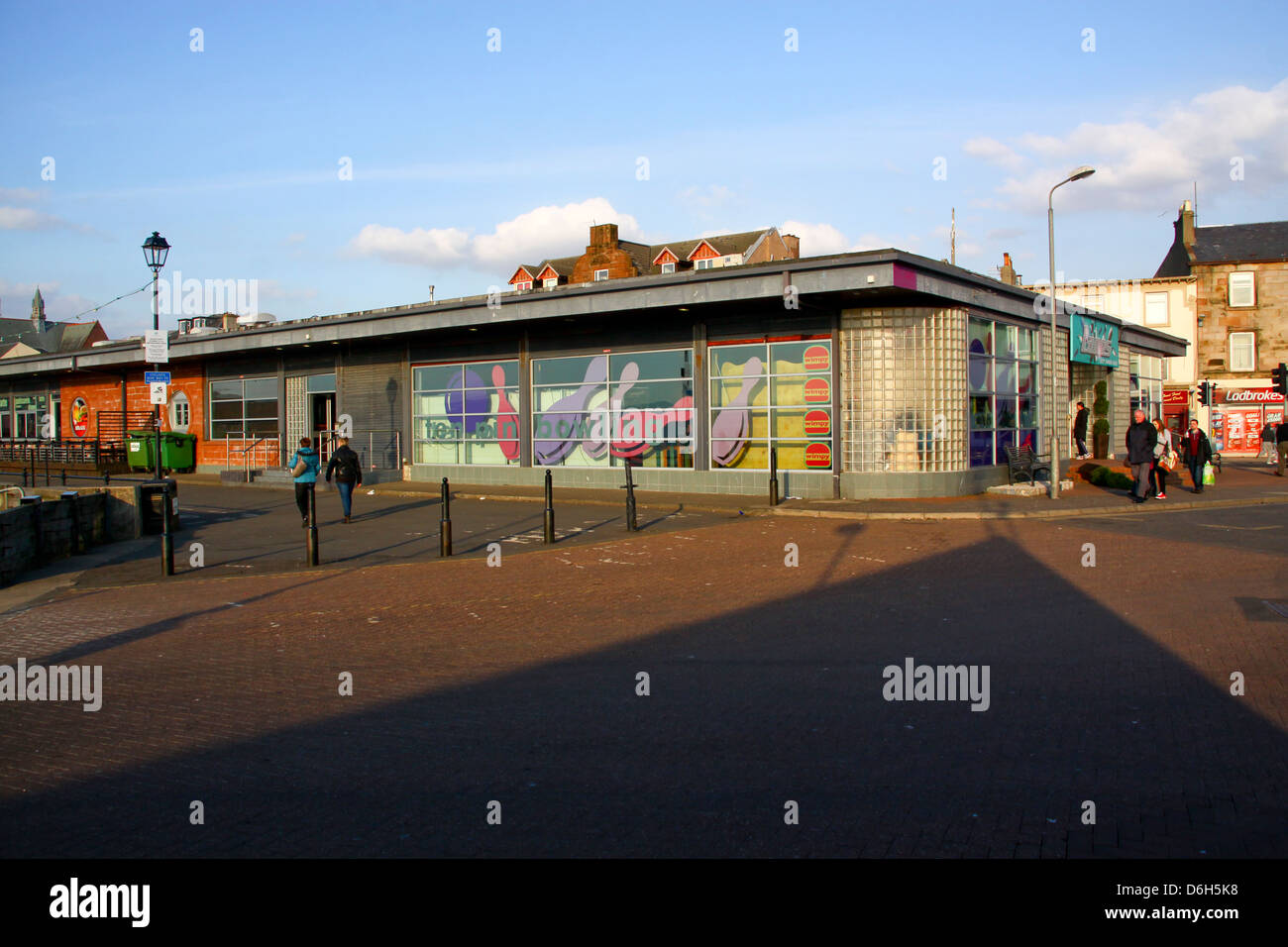 Lanes amusement arcade and bar restaurant Largs Scotland Stock Photo ...
