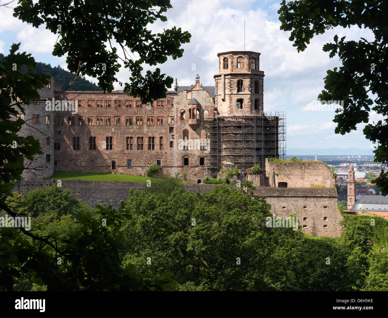 Heidelberg, Germany, Heidelberg Castle Stock Photo - Alamy