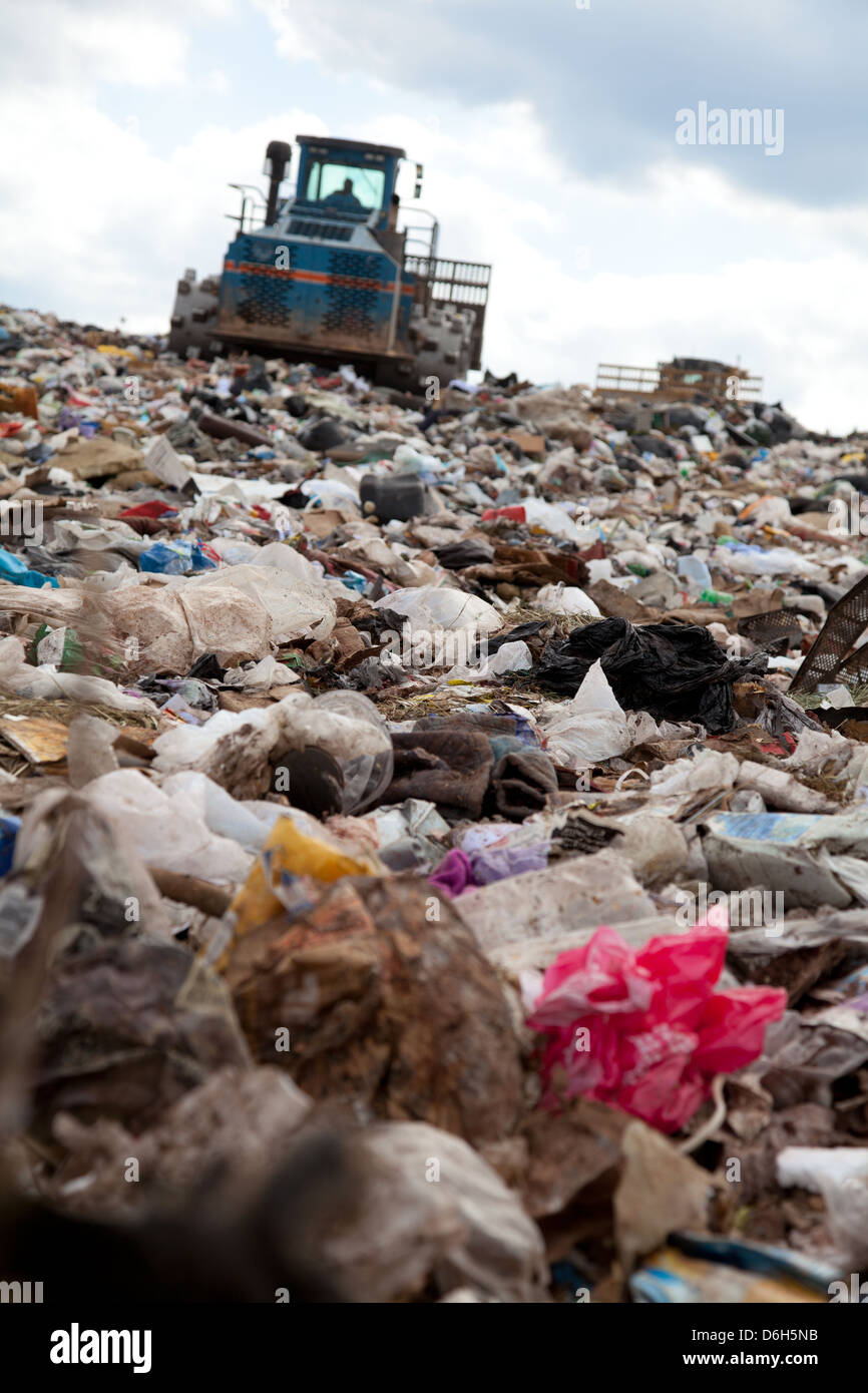 Household garbage truck in hi-res stock photography and images - Alamy