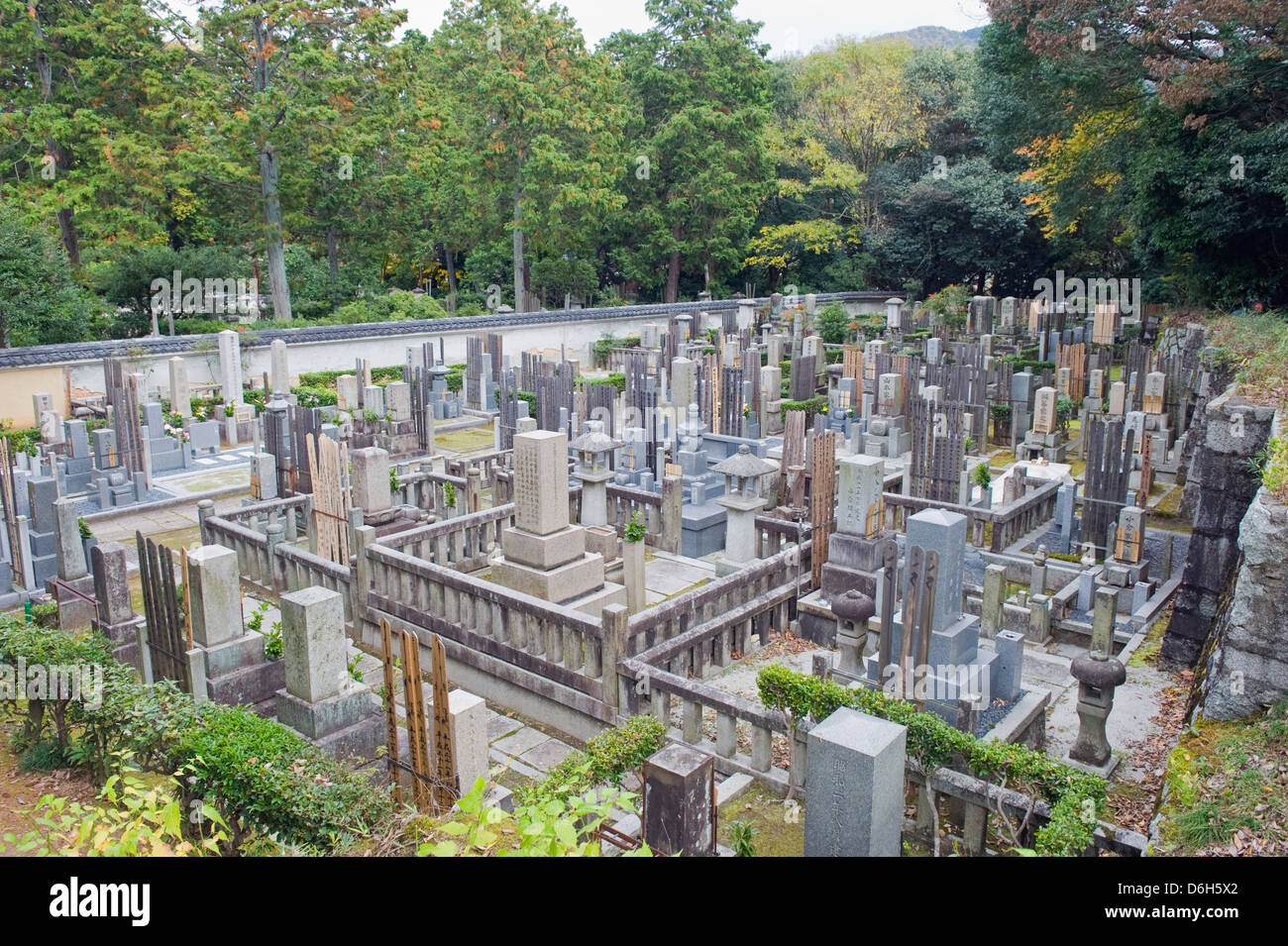cemetery, Kyoto, Japan, Asia Stock Photo - Alamy