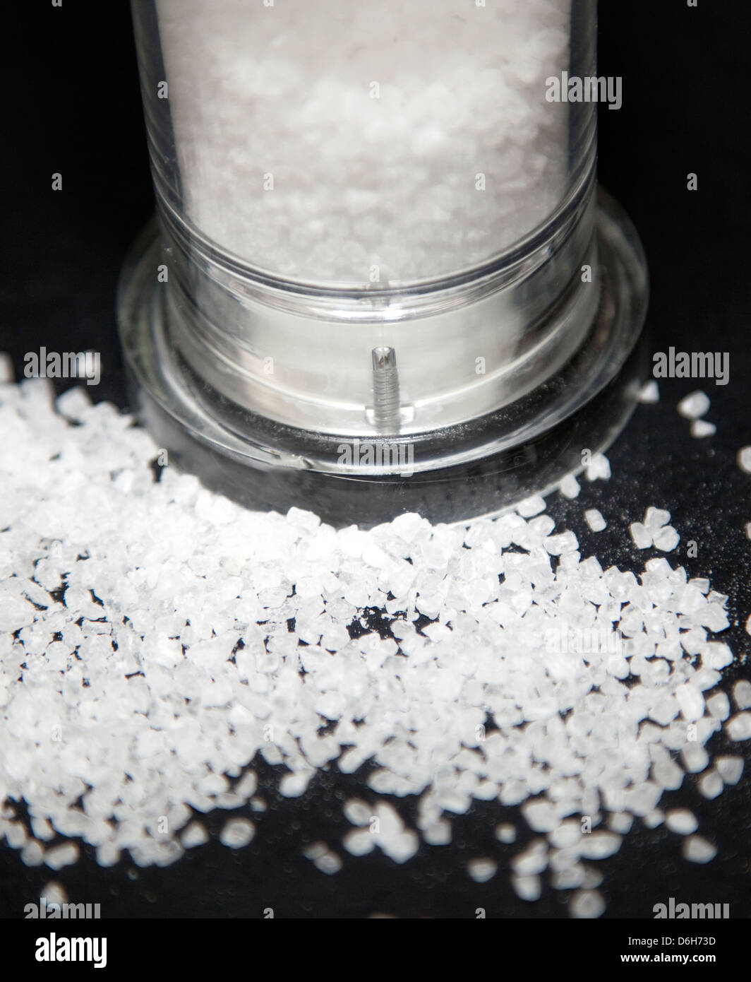 Crystals of coarse sea salt, London Stock Photo - Alamy
