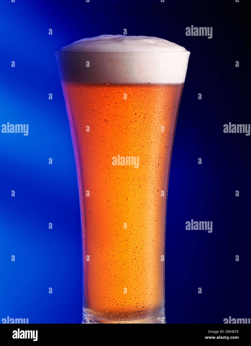 Lager, blue background Stock Photo - Alamy