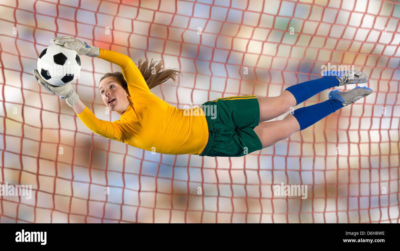 Goalkeeper techniques hi-res stock photography and images - Alamy