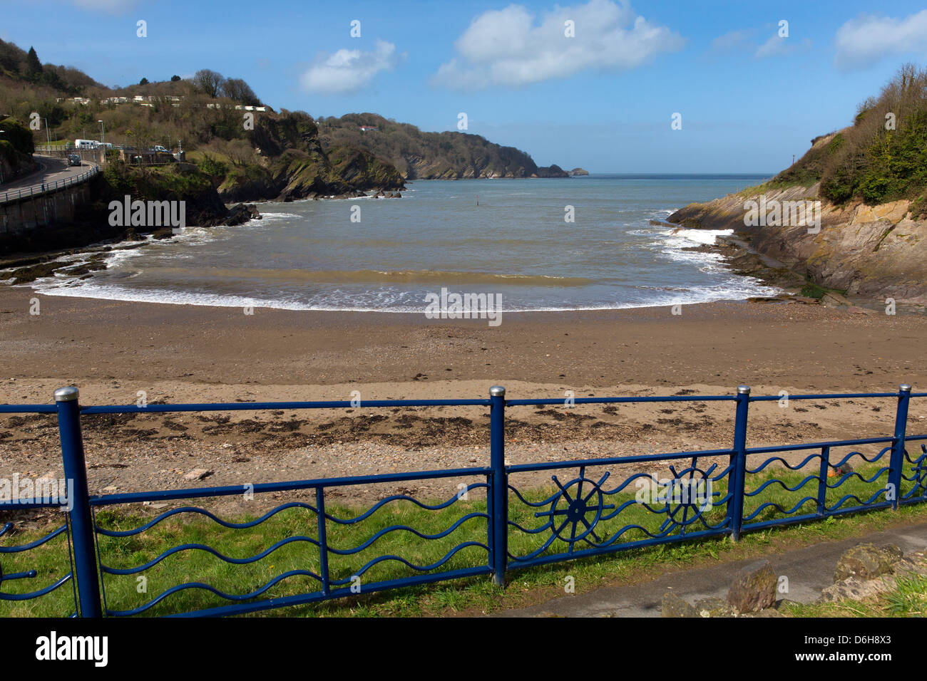 Combe Martin North Devon England near Ilfracombe on edge of Exmoor ...