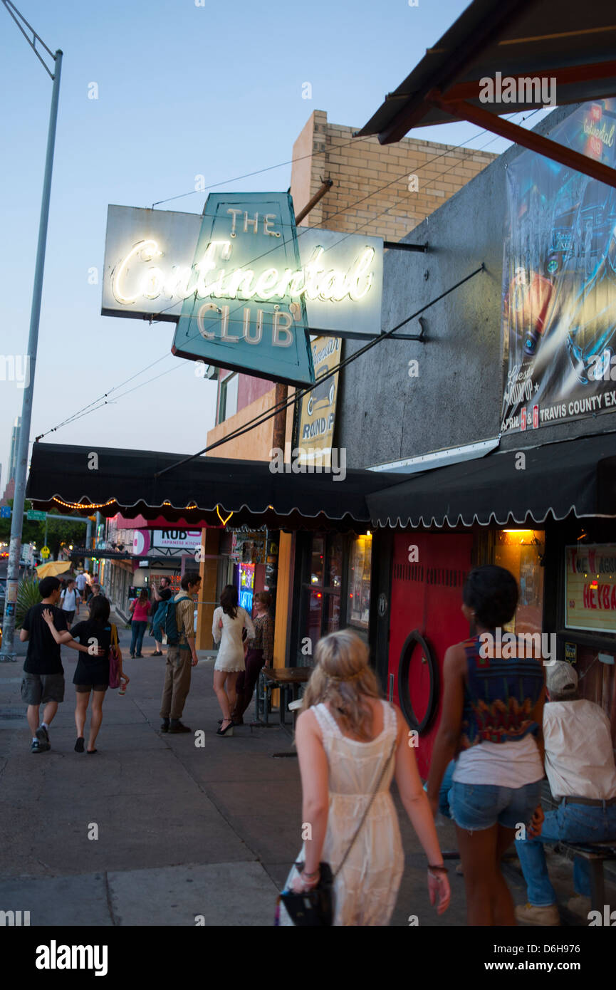 Continental club austin hi-res stock photography and images - Alamy