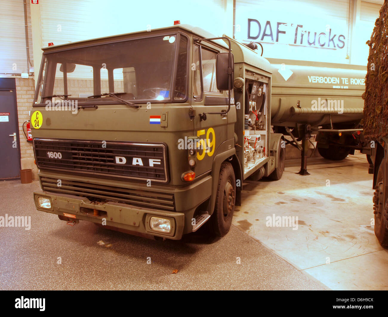 The DAF 1600 is a heavy-duty tanker truck, known for its robust ...