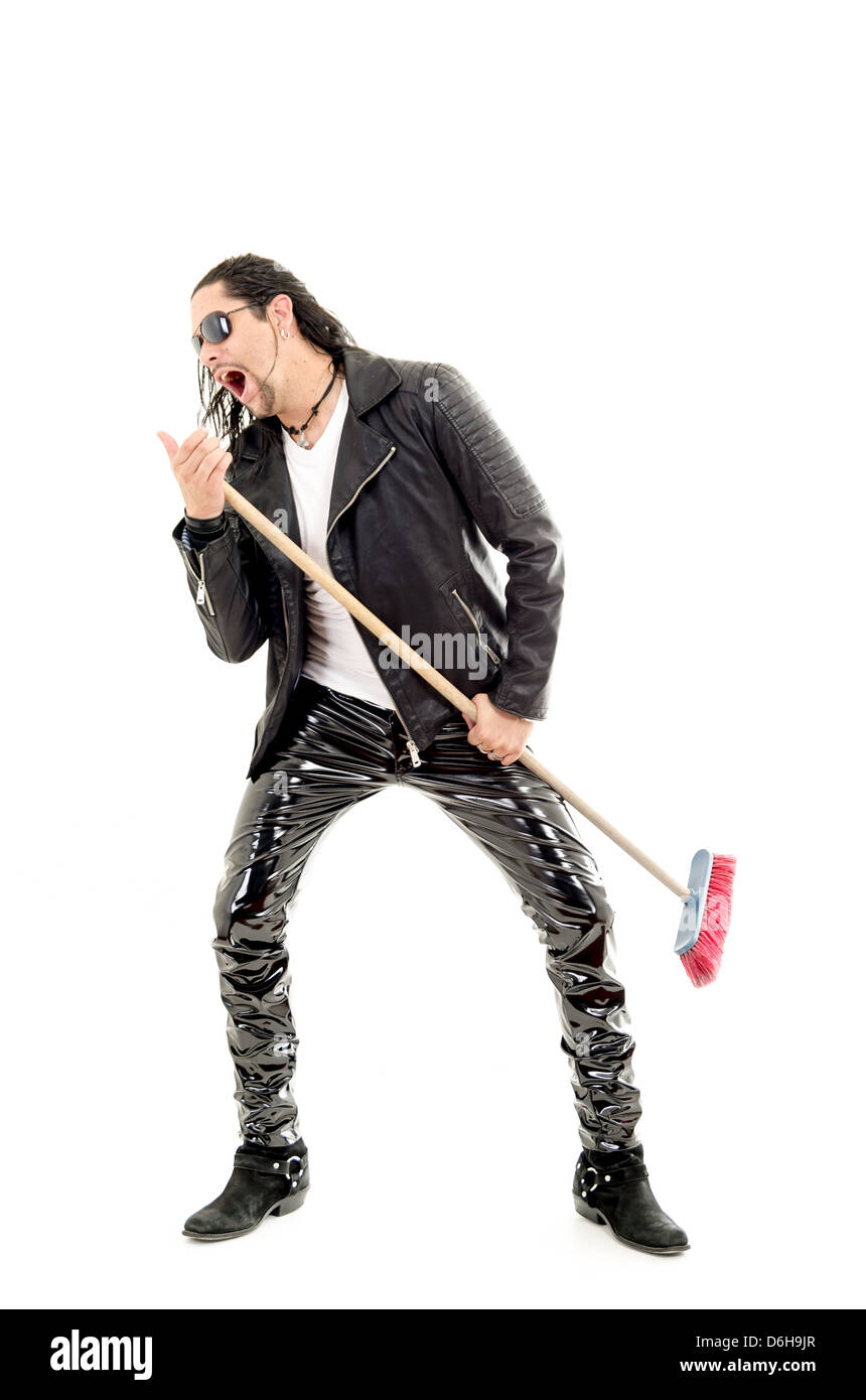 Youth rock singer male Cut Out Stock Images & Pictures - Alamy
