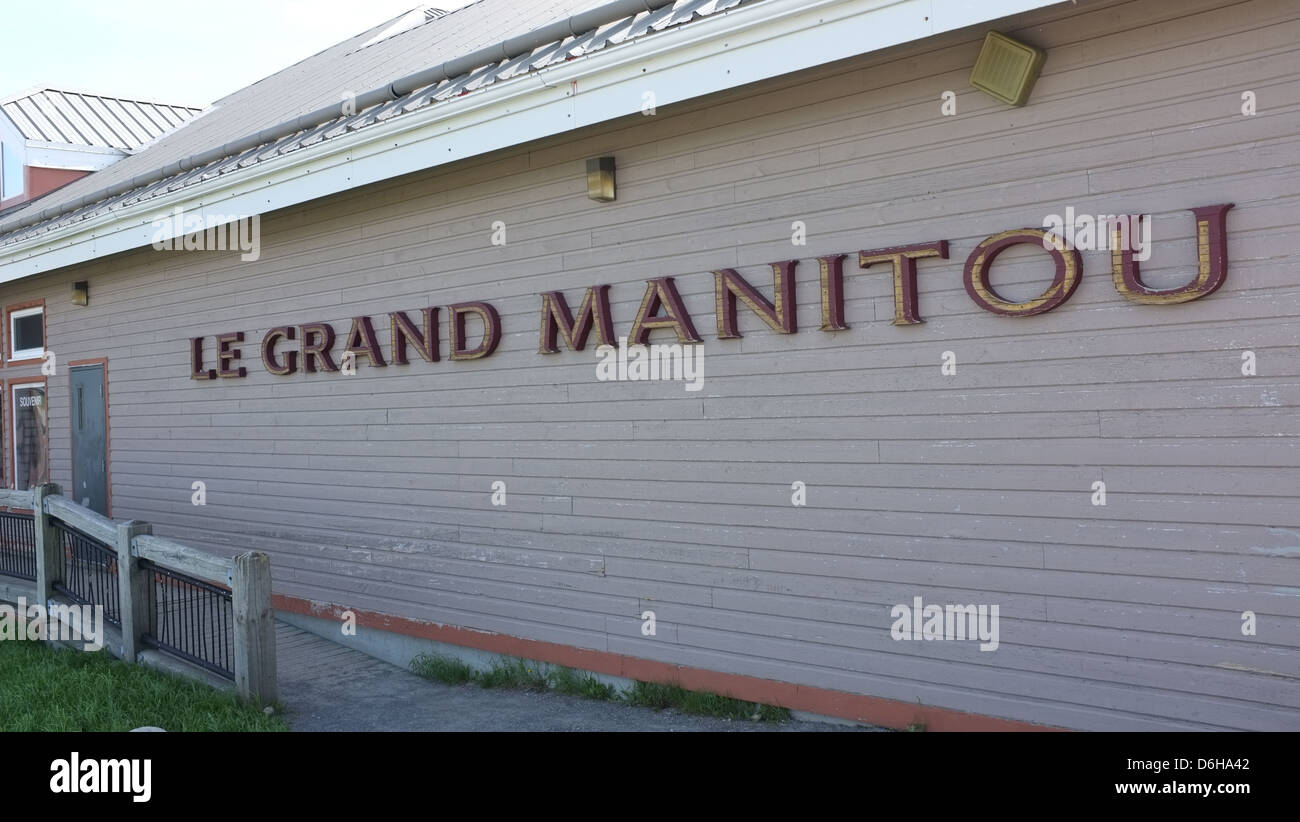The Grand Manitou summit lodge at ski resort Mont-Tremblant, Quebec ...