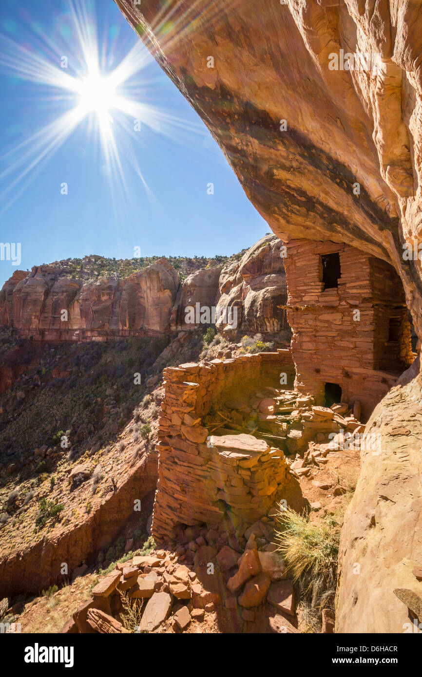 Rock formations in dry desert landscape Stock Photo - Alamy