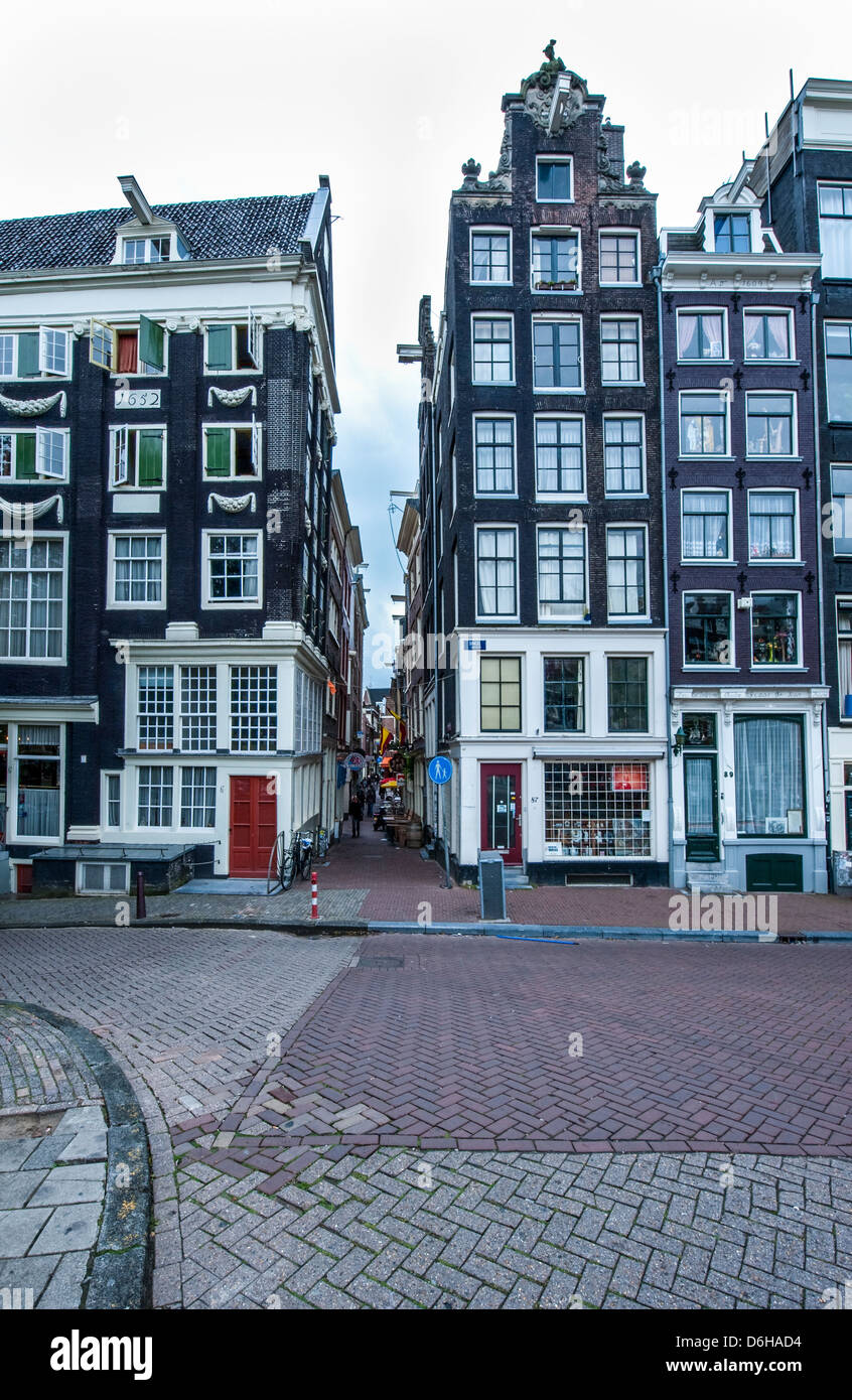 Typical architecture in Amsterdam Stock Photo - Alamy