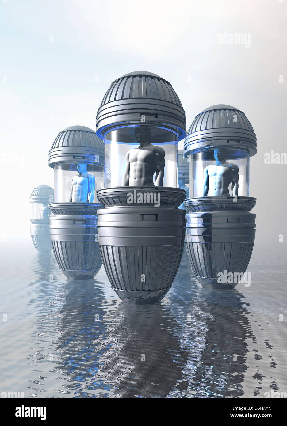 Human cloning, conceptual artwork Stock Photo - Alamy