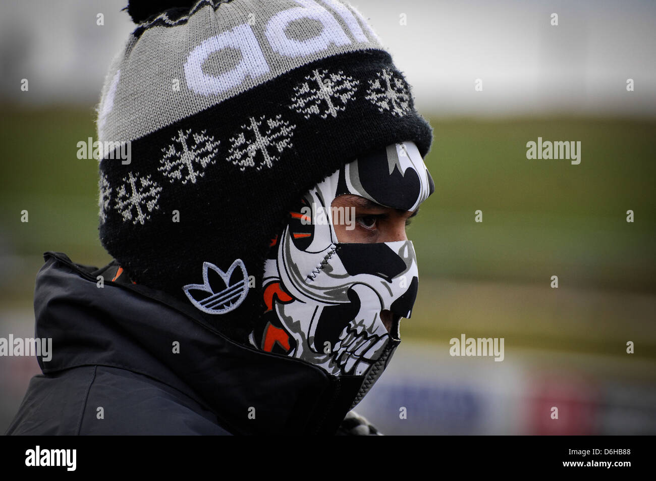 Anonymous wearing scary mask hi-res stock photography and images - Alamy