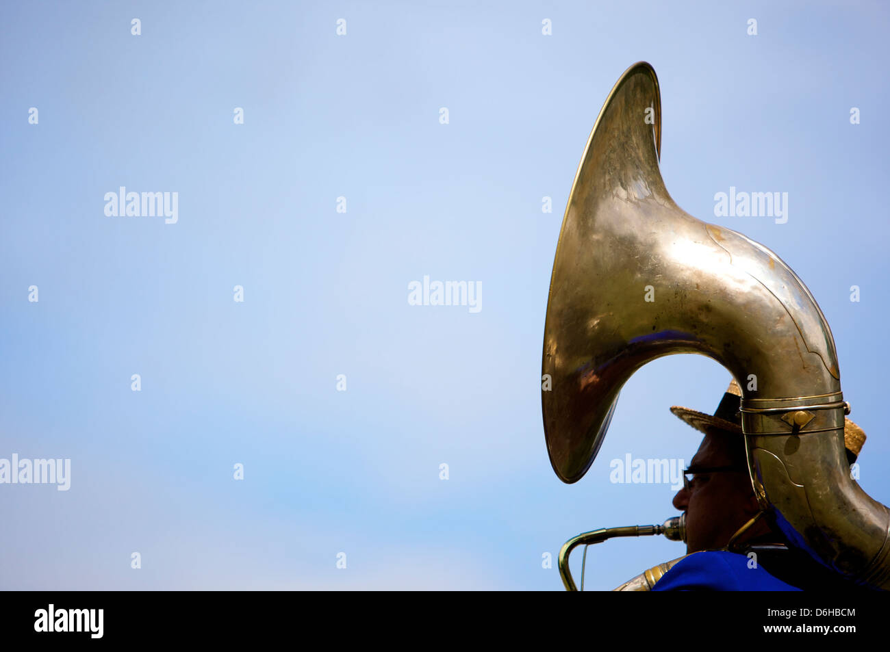 Local brass band playing hi-res stock photography and images - Alamy
