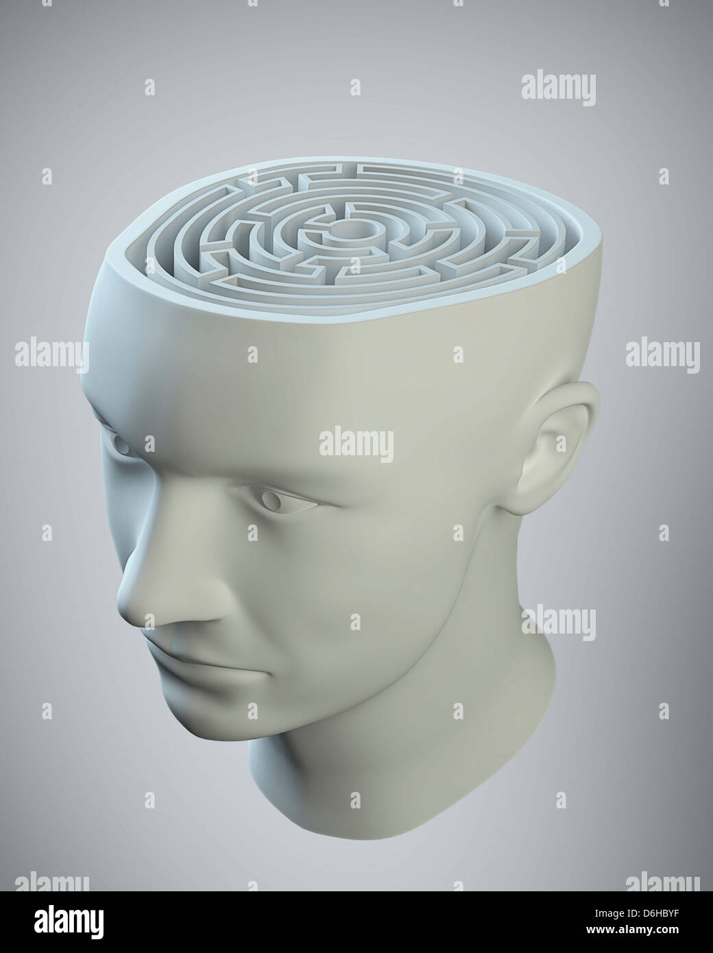 Intelligence, conceptual artwork Stock Photo - Alamy