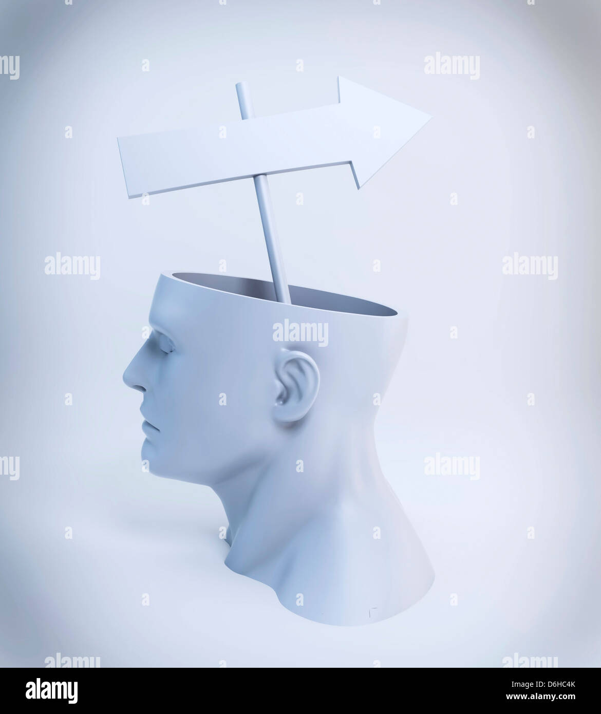 Direction, conceptual artwork Stock Photo - Alamy