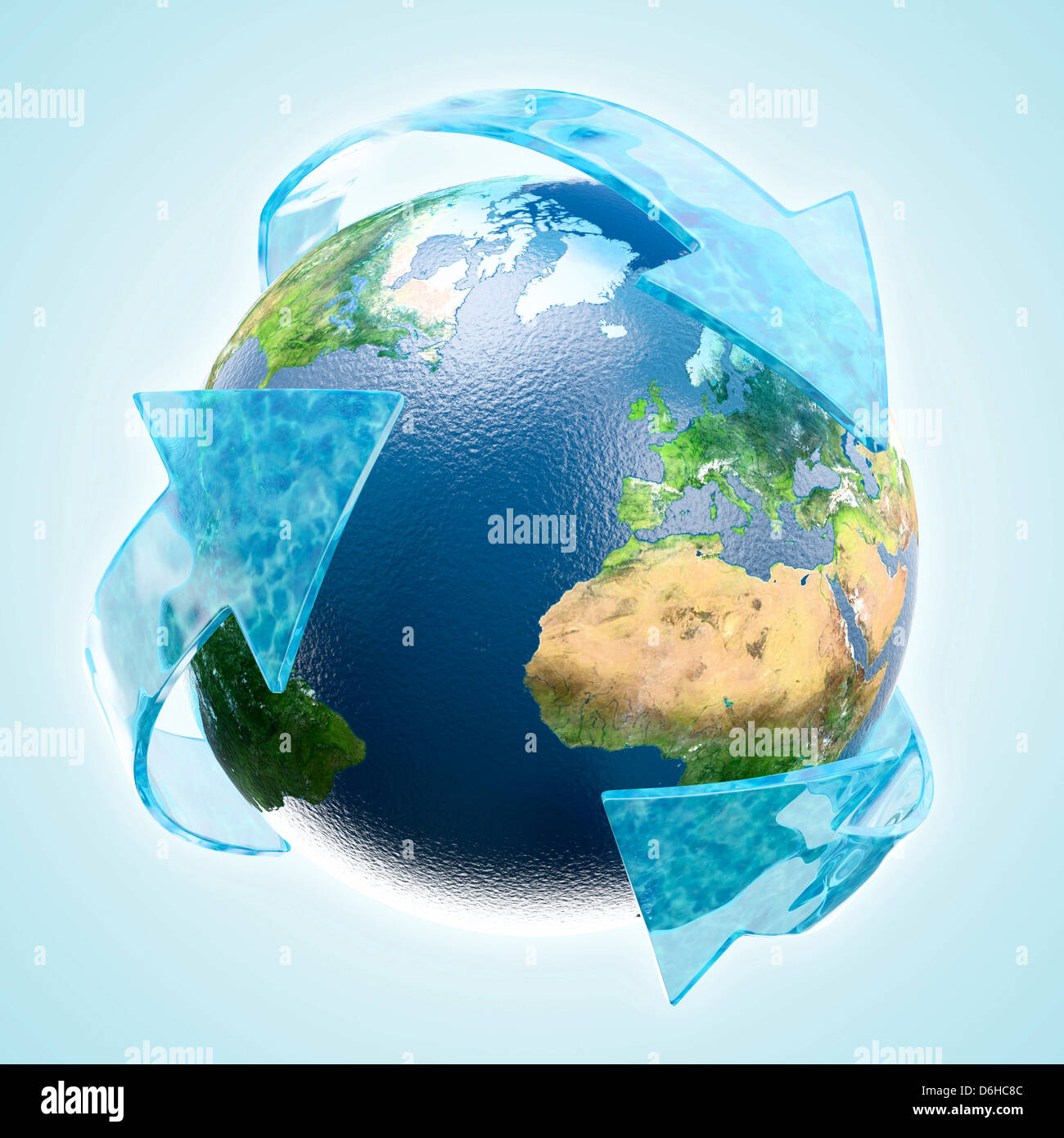 Recycling map hi-res stock photography and images - Alamy