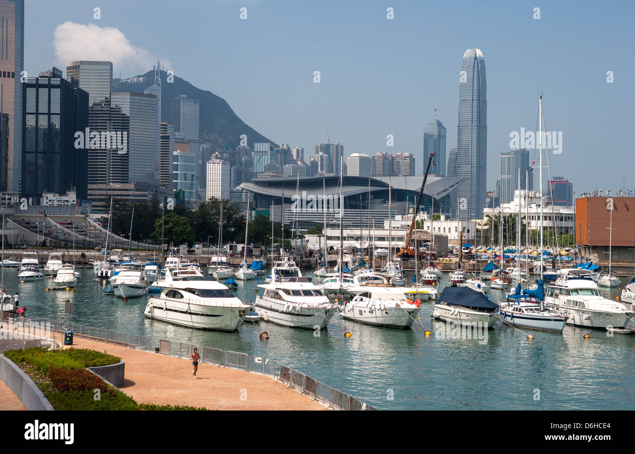 Hong Kong, the Causeway Bay Harbor Stock Photo - Alamy