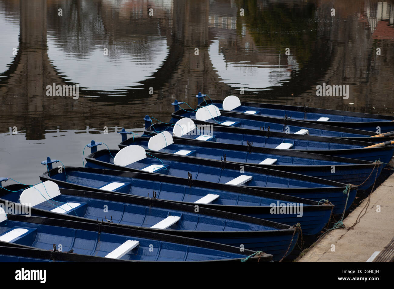 Rowing boats on river nidd hi-res stock photography and images - Alamy