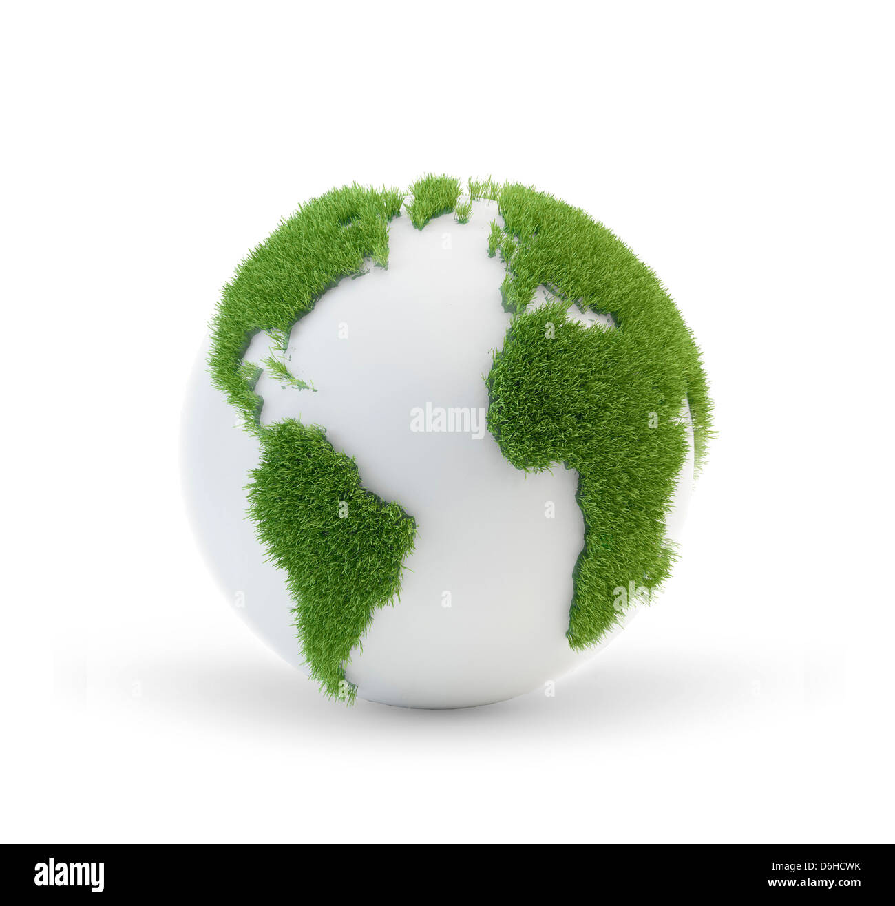 Green planet, conceptual artwork Stock Photo - Alamy