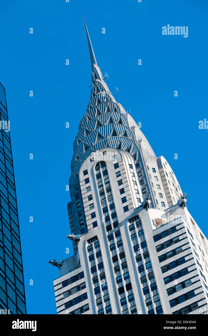 Top of Chrysler building Stock Photo - Alamy