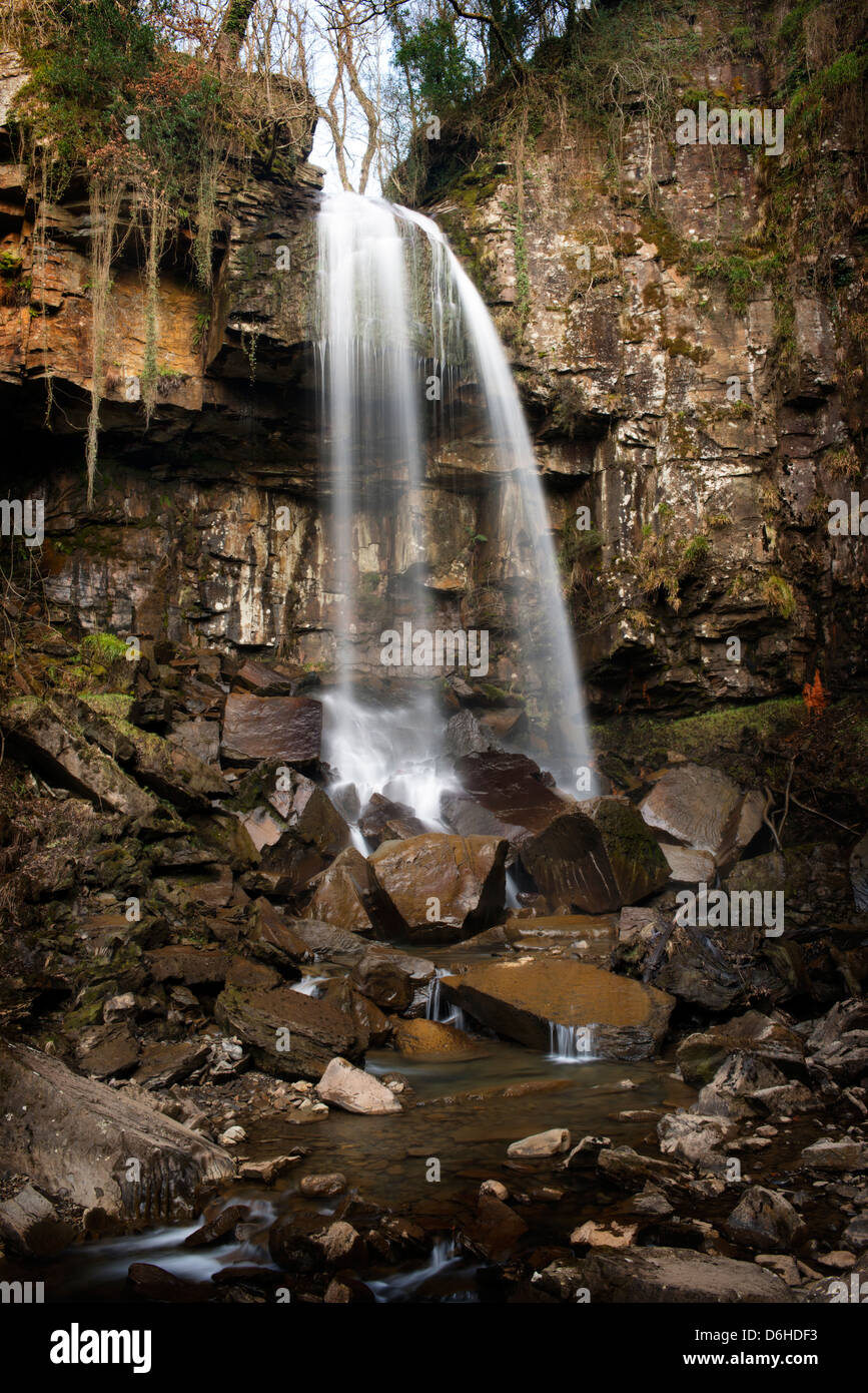 Melincourt falls, Resolven Stock Photo - Alamy
