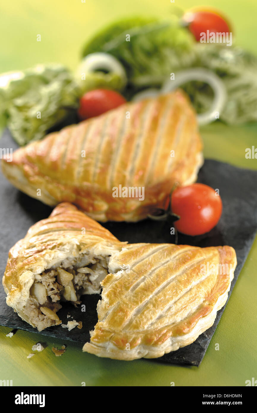 Pasty and salad hi-res stock photography and images - Alamy