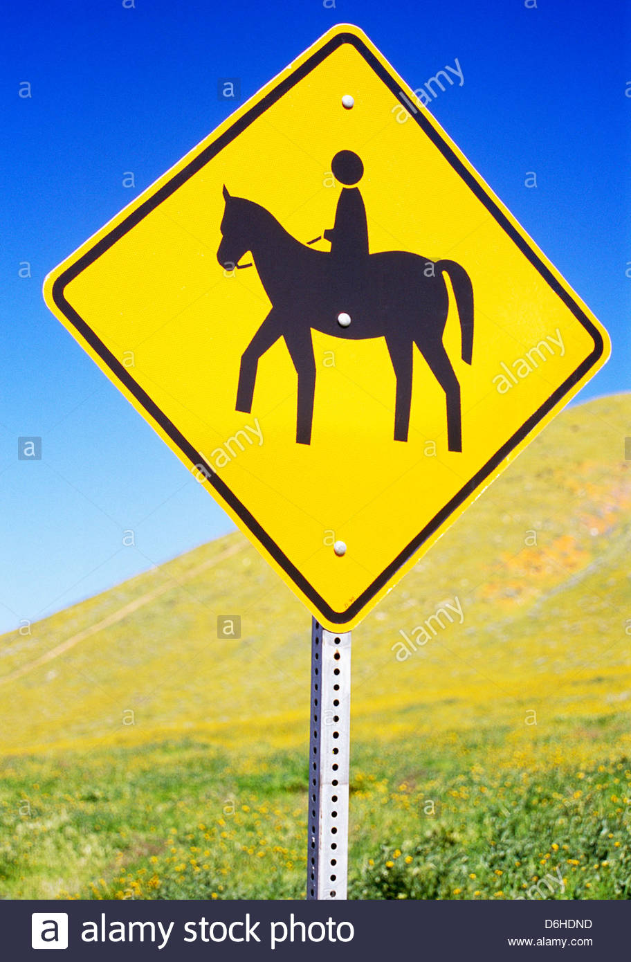 Horse Crossing Sign Stock Photos & Horse Crossing Sign Stock Images - Alamy