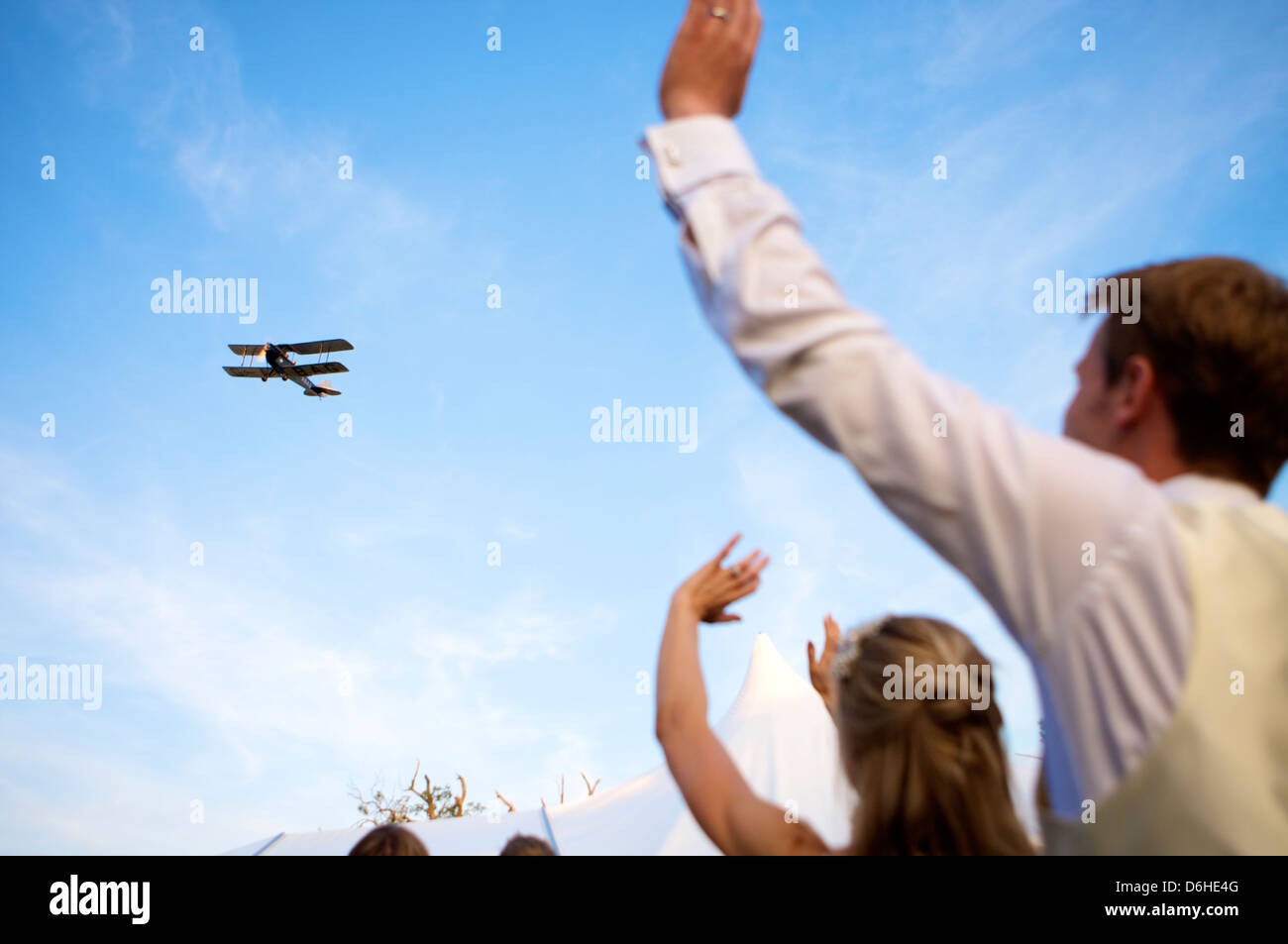 Biplane Flying High Resolution Stock Photography and Images - Alamy