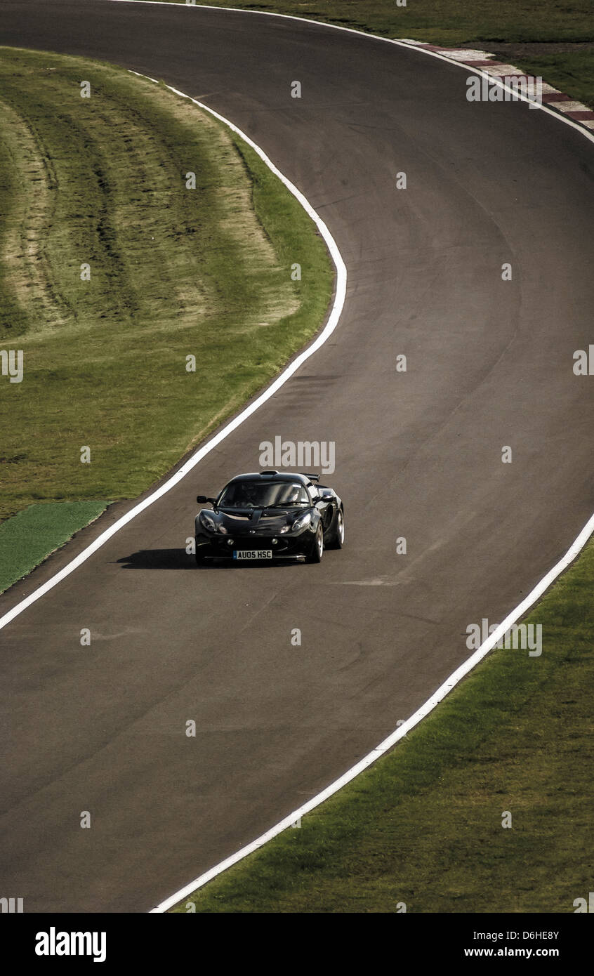 Limited edition (only 50 cars made) Black Lotus Exige 240R on a race ...