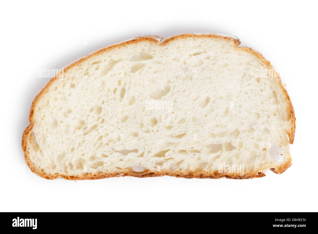slice of white bread, on white background with shadow Stock Photo - Alamy