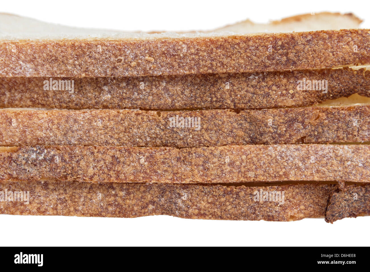 stack of slices white bread, isolated on white background Stock Photo ...