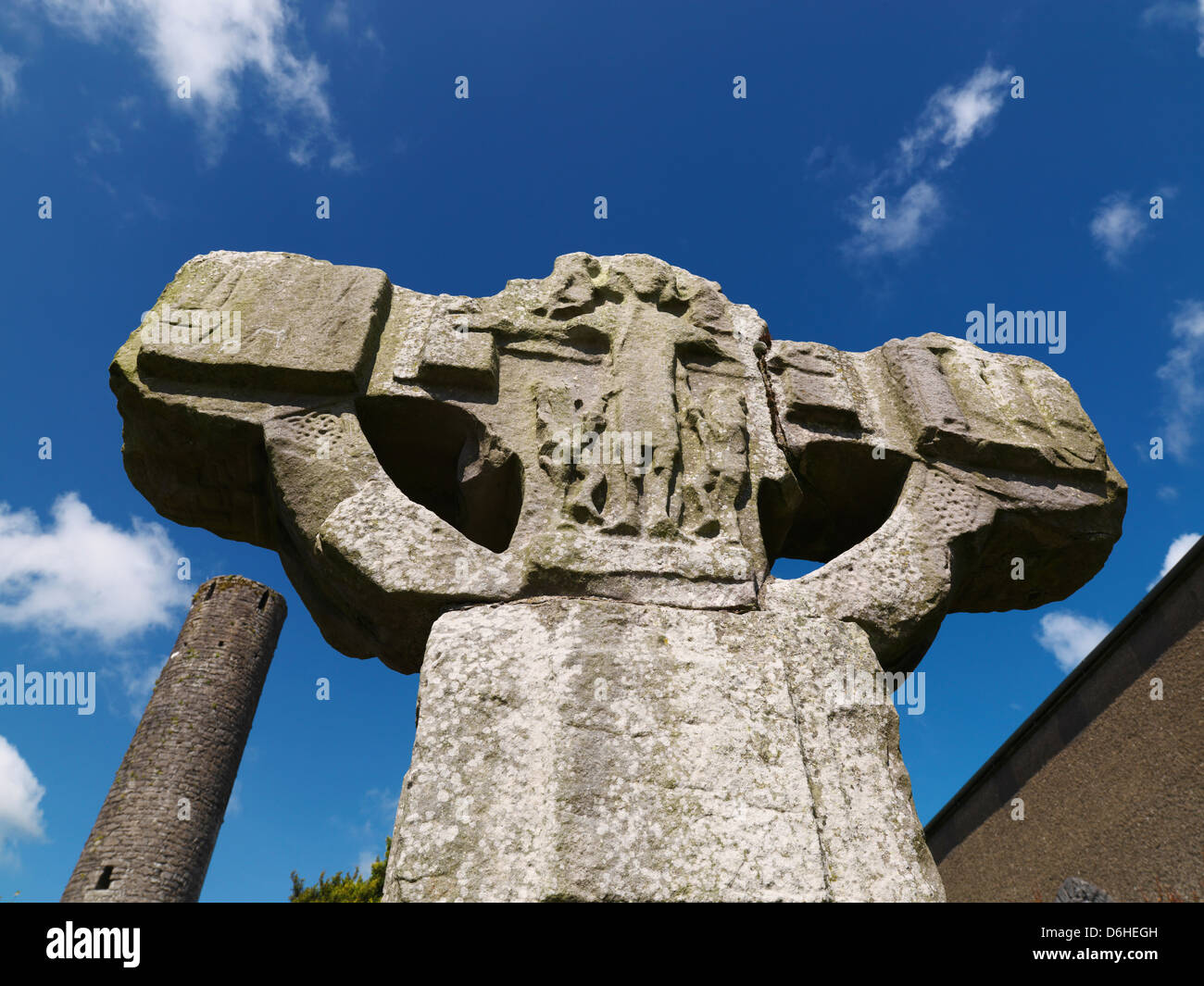 Round Tower & High Cross Kells, County Meath Ireland Stock Photo - Alamy