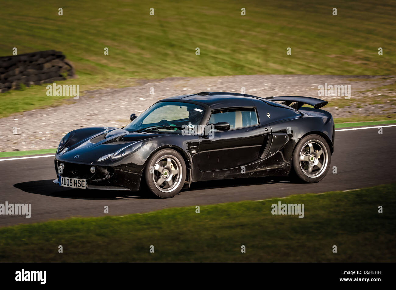 Limited edition (only 50 cars made) Black Lotus Exige 240R on a race ...