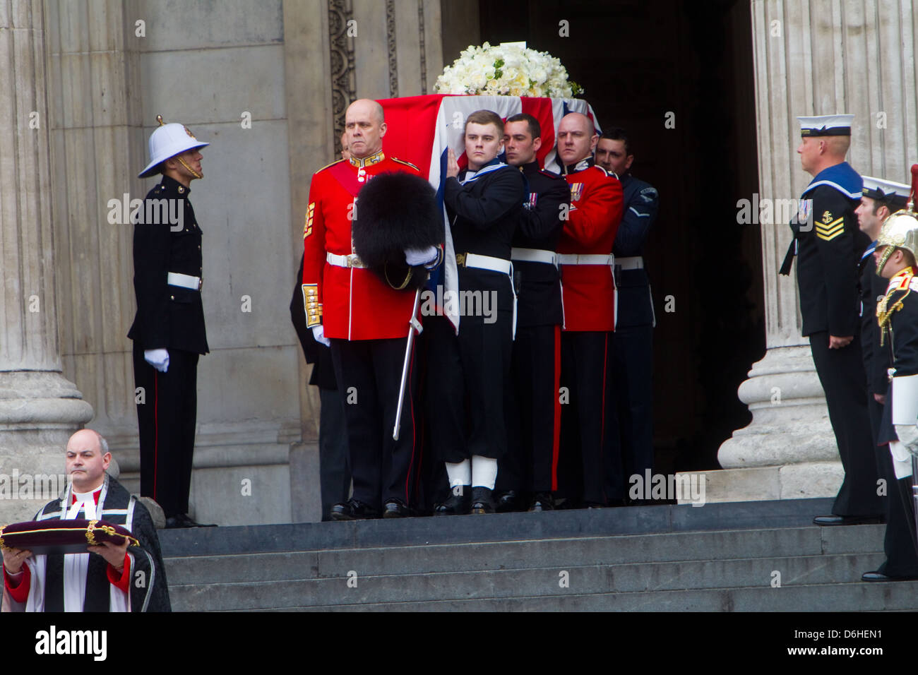 Funeral Of Margaret Thatcher at St Paul's Cathedral April 17th 2013 ...
