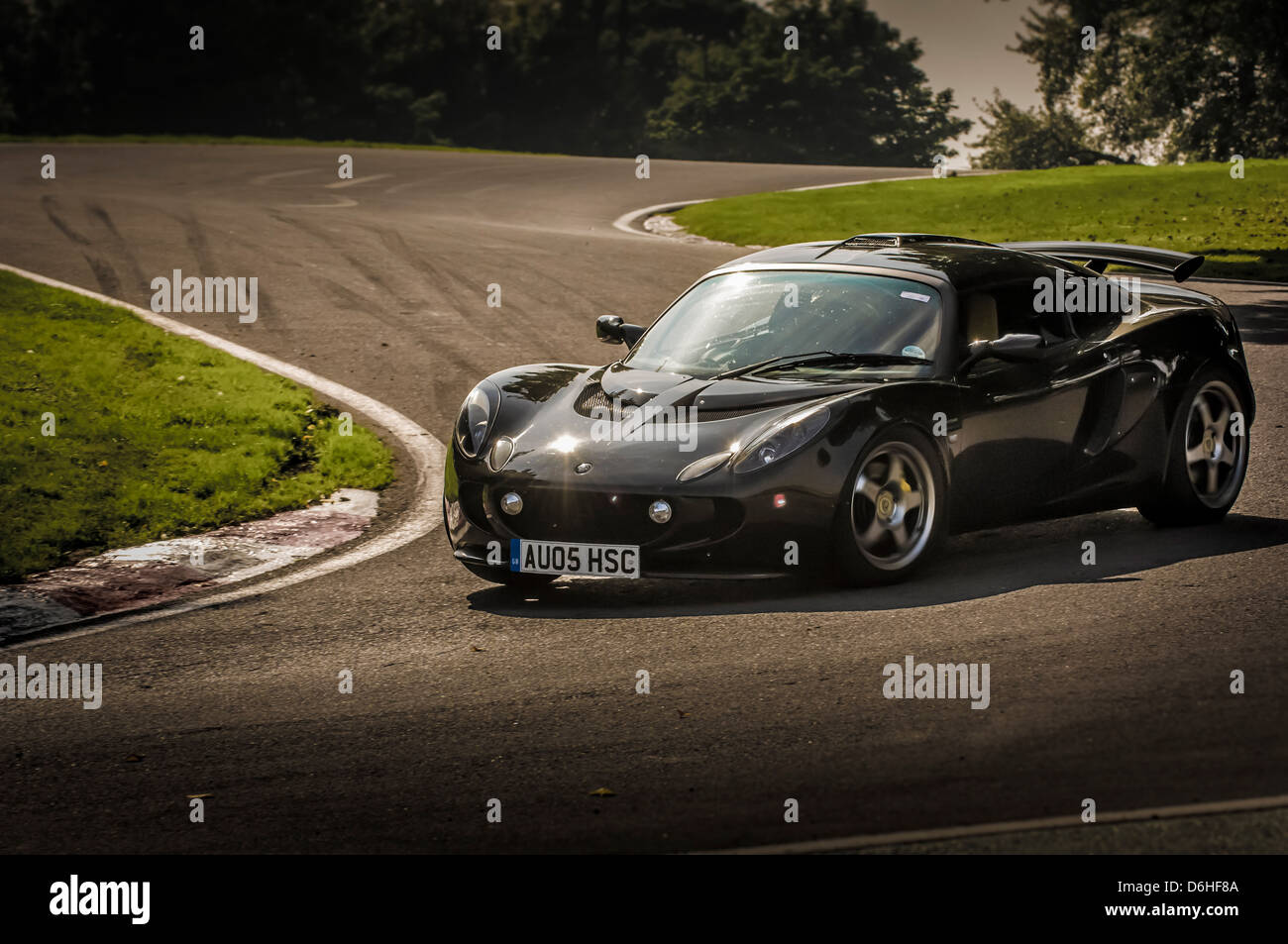 Limited edition (only 50 cars made) Black Lotus Exige 240R on a race ...