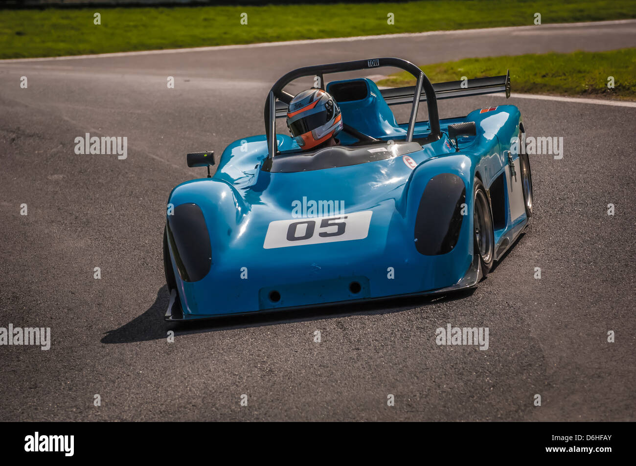 Racing Kit Car at Cadwell park racetrack Stock Photo - Alamy