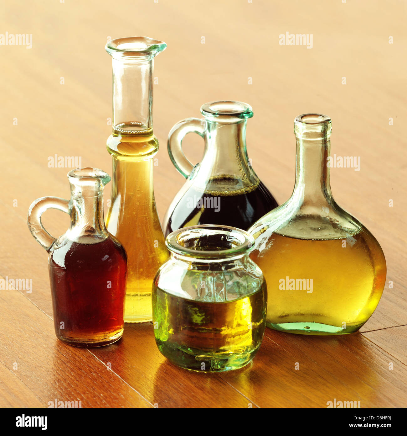 Various nut oils Stock Photo - Alamy