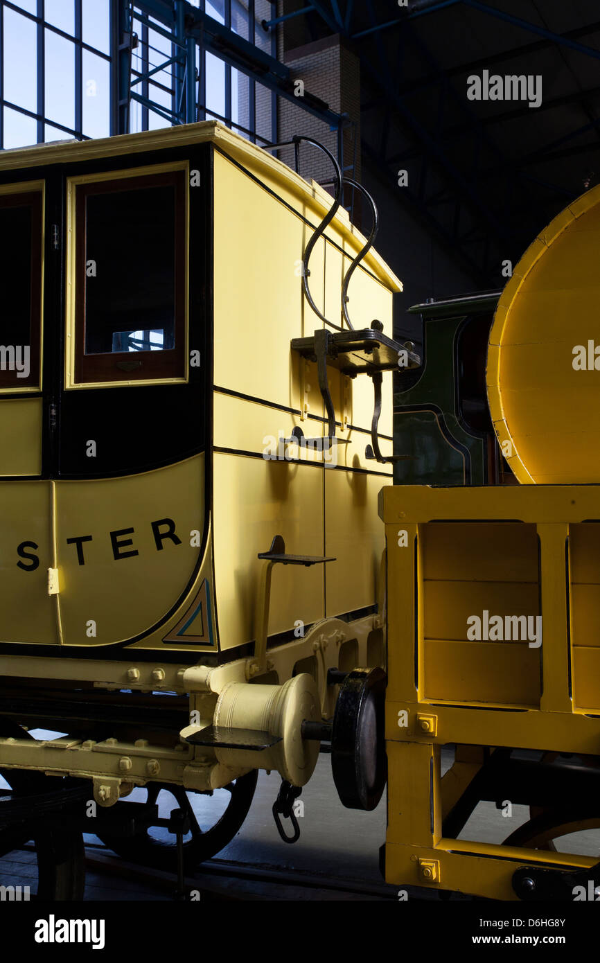 The Earliest Train carriages converted from Stagecoaches, The Drivers ...
