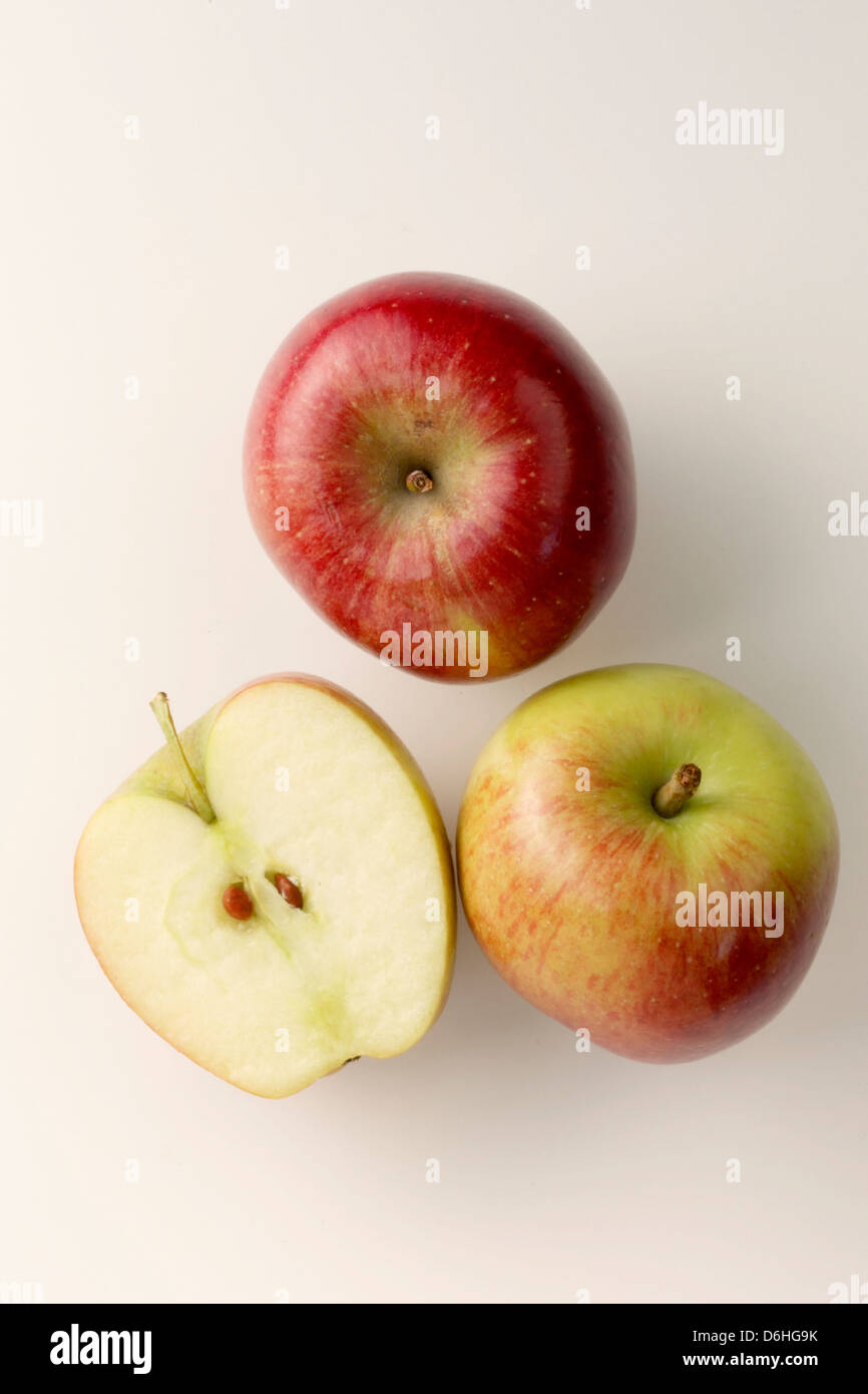 One half apple whole hi-res stock photography and images - Alamy