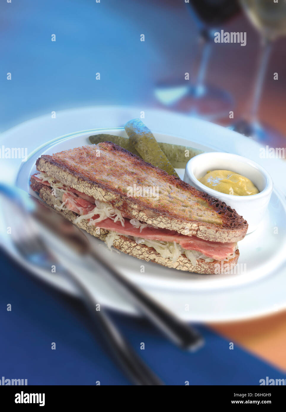 Salt beef sandwich Stock Photo - Alamy