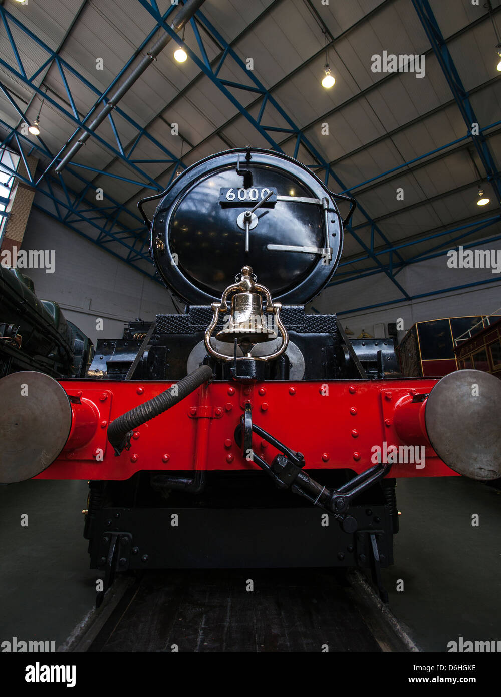 Steam train at York train museum Stock Photo - Alamy