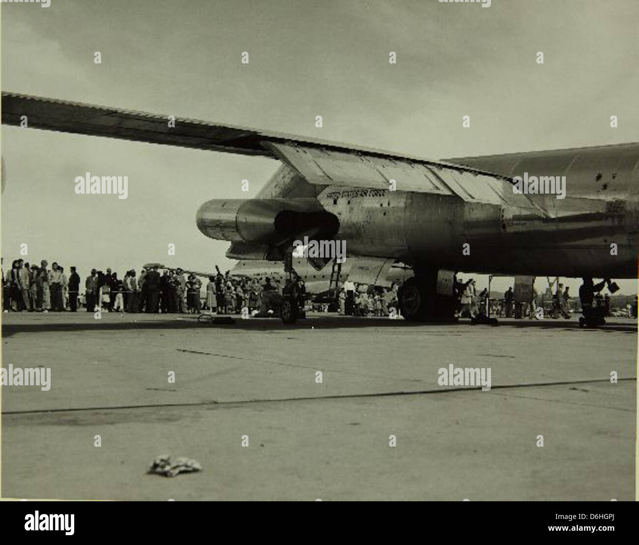 This image captures an airshow event featuring aircraft developed by ...