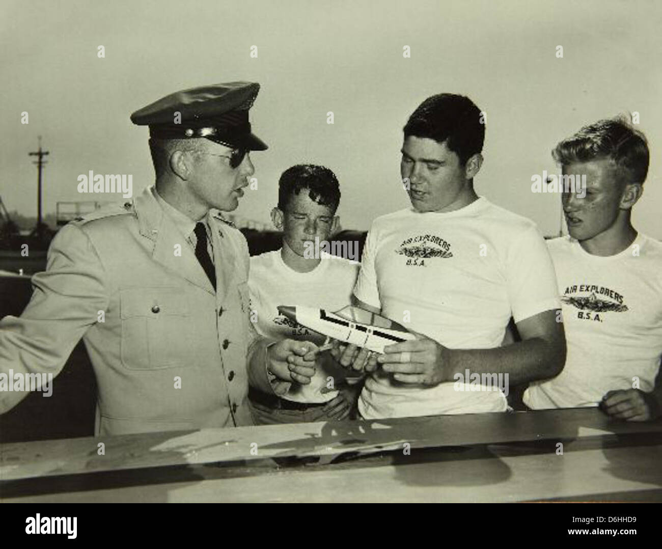 This image showcases the Convair/General Dynamics plant and personnel ...