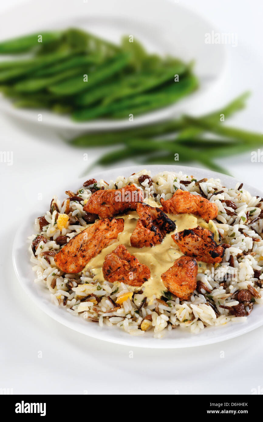 Coronation chicken rice hi-res stock photography and images - Alamy