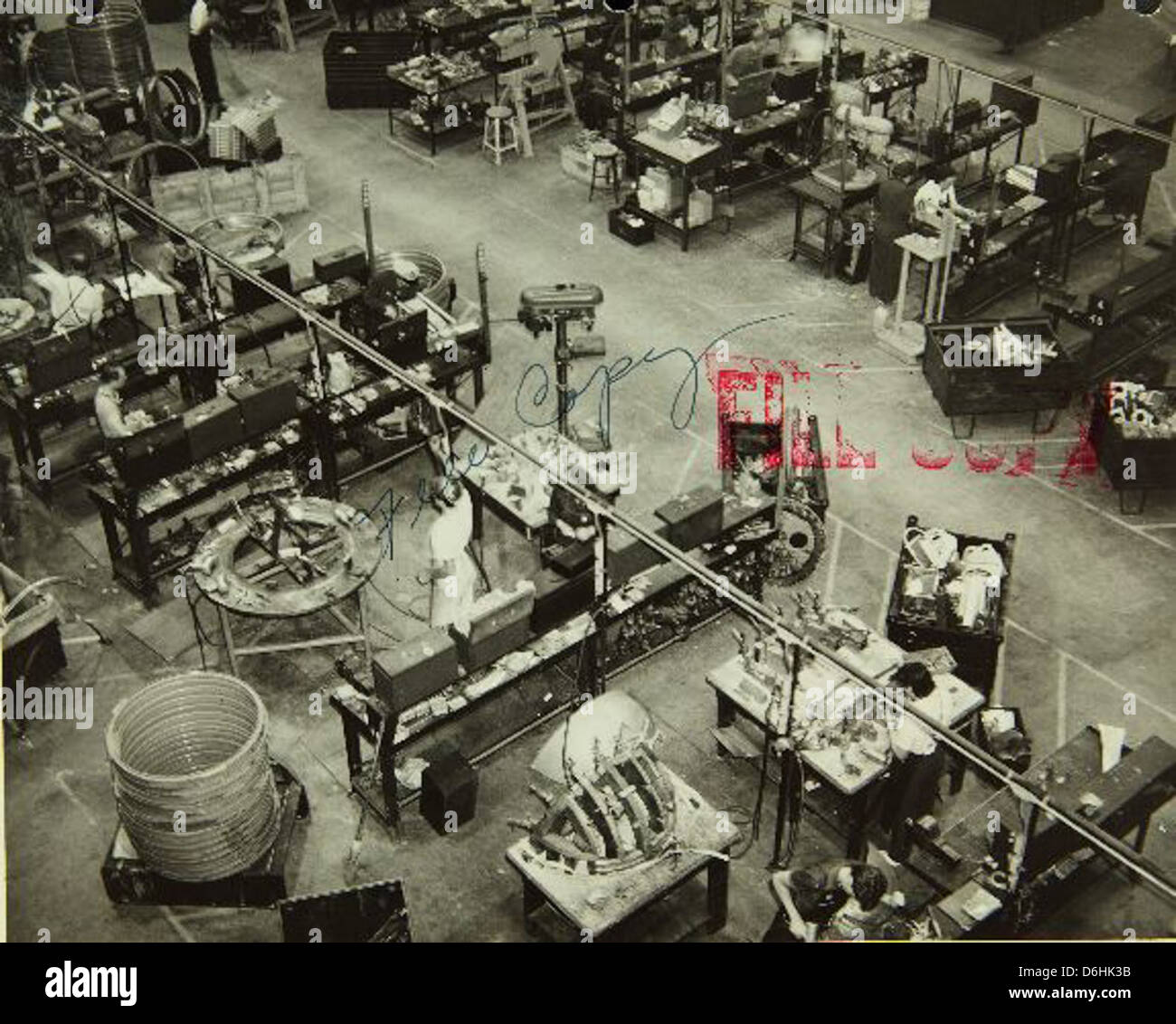 This image showcases the Convair/General Dynamics plant and personnel ...