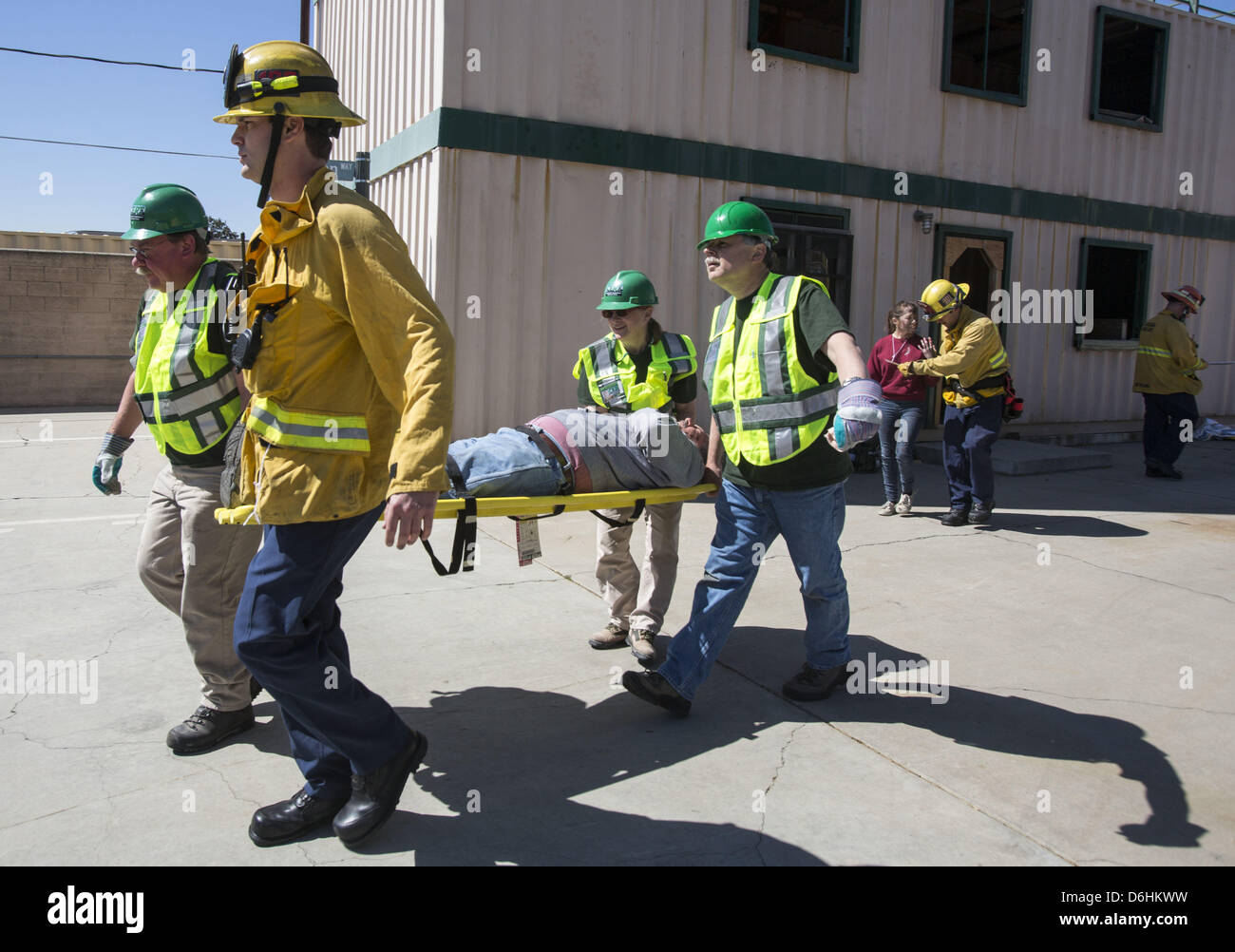 Two firefighters during training hi-res stock photography and images ...