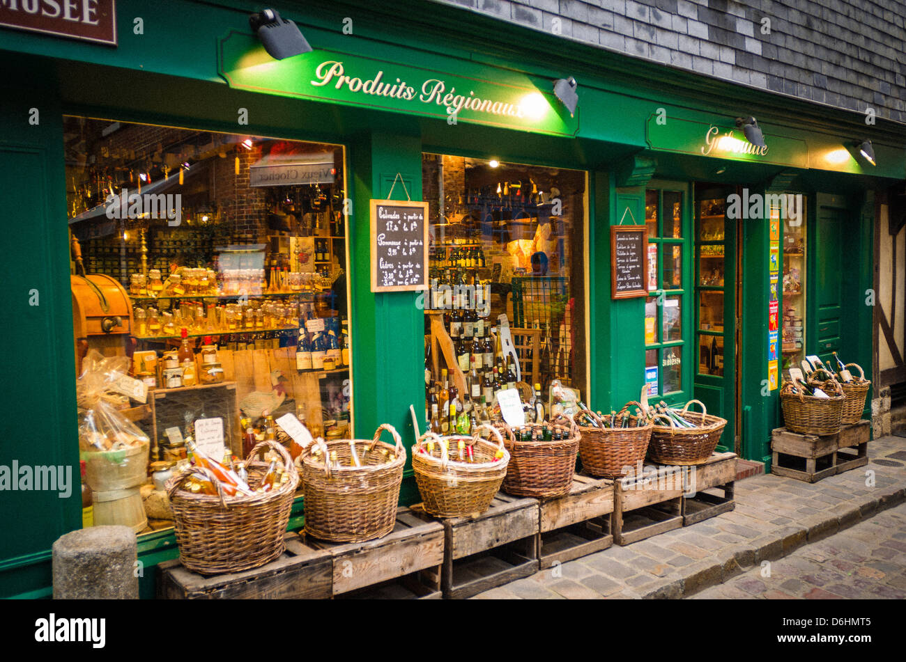 Food normandy shop shopping hi-res stock photography and images - Alamy