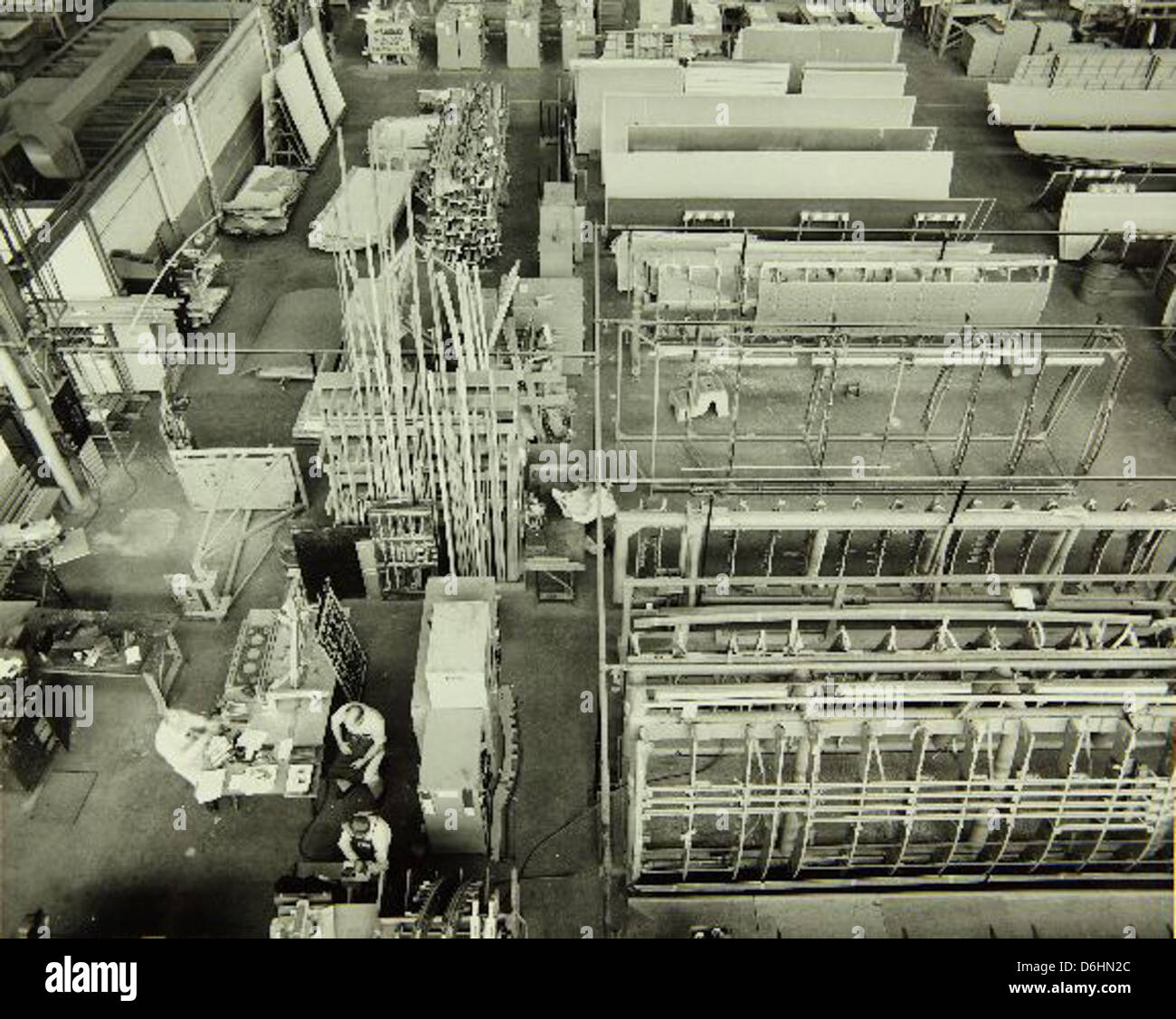 This image depicts the personnel and facilities at the Convair/General ...